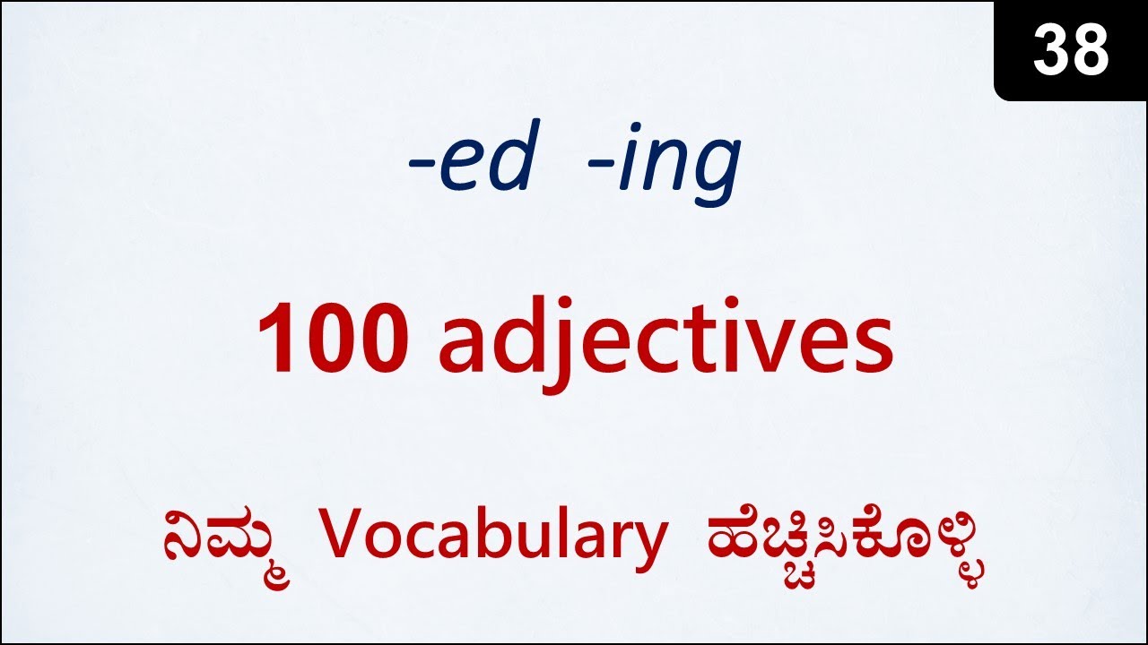 100 examples for describing Things / People / Situation | Spoken ...