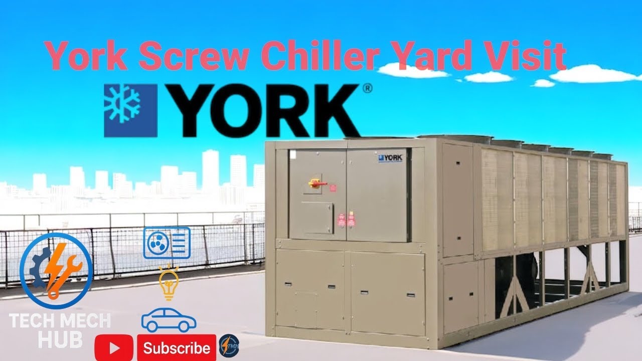 YORK Chiller Yard Tour | Chilled Water System & Pump Room Walkthrough ...