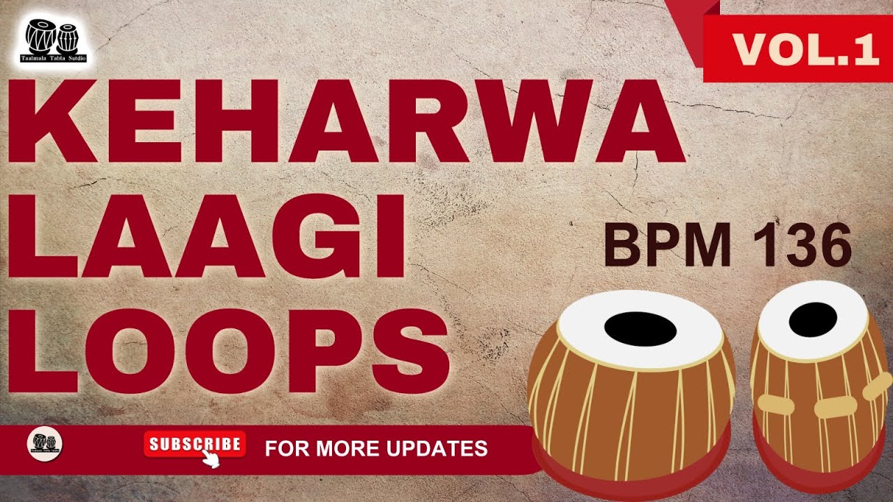 Loops Tabla Keharwa Laggi BPM 136 Taalmala Tabla Studio - YouTube