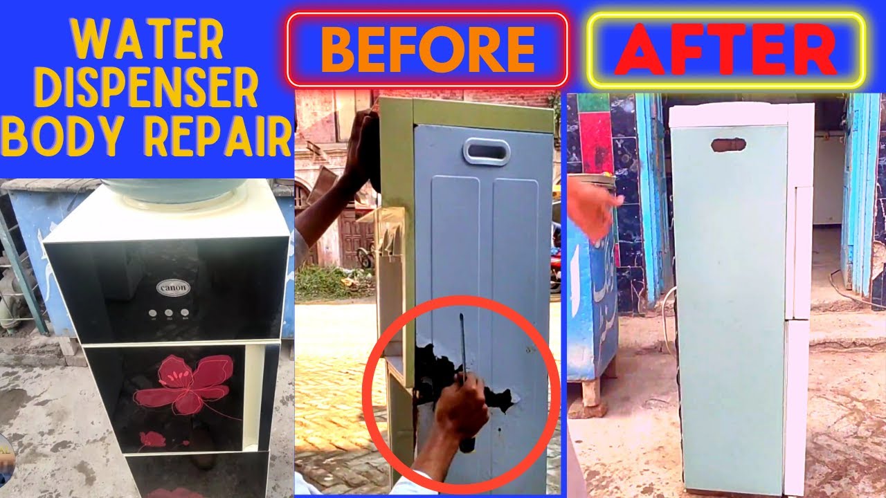 how to repair water dispenser at home || water dispenser body repair at ...