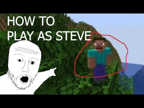How To Play as Minecraft Steve in Minecraft!! - YouTube