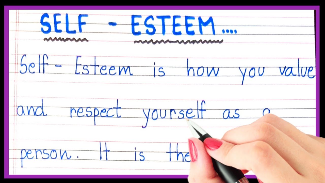 What is Self esteem | Definition of Self esteem | Short note on Self ...