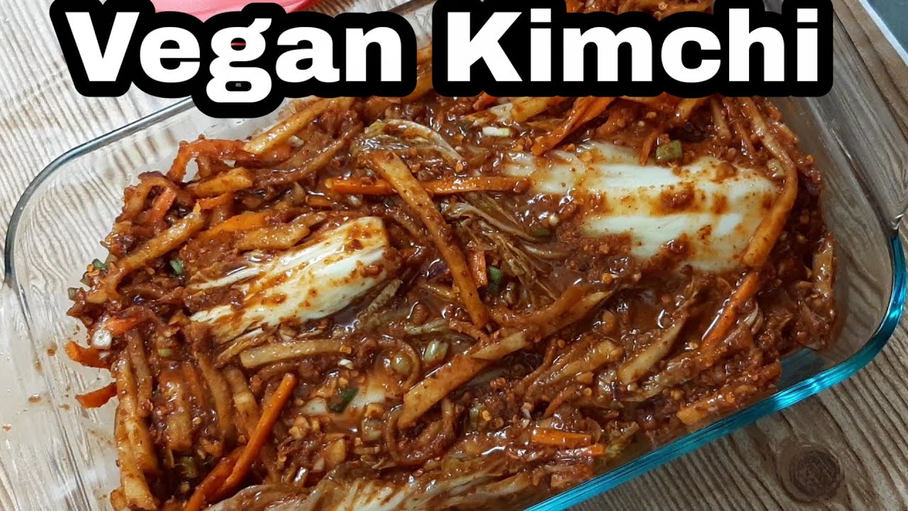 VeGan Kimchi,Filipino Style - YouTube