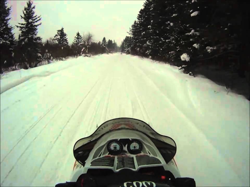 Snowmobile Trail Report - Tug Hill, NY - 1-25-11 by Sledfreak.com - YouTube