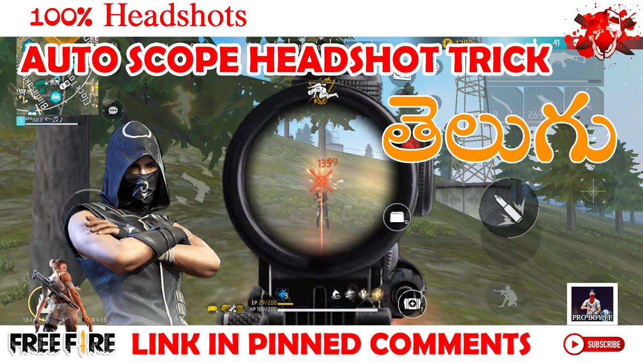 Free Fire Auto Scope Headshot #freefire #telugugamingff #freefiretelugu ...