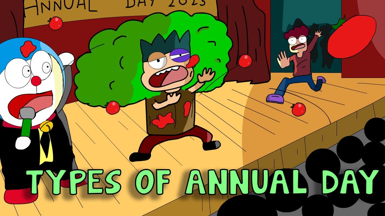 TYPES OF PEOPLE IN ANNUAL DAY | ANIMATED VIDEO | @NOTYOURTYPE ...
