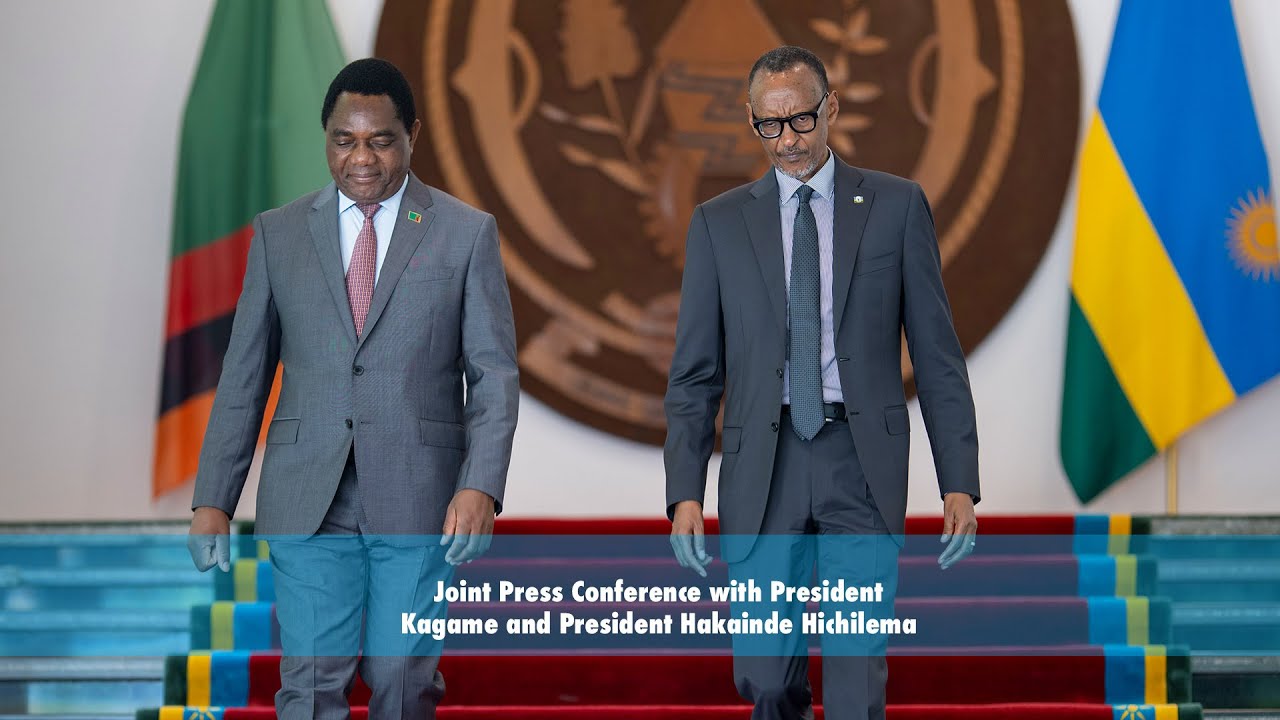 Joint Press Conference with President Kagame and President Hakainde ...