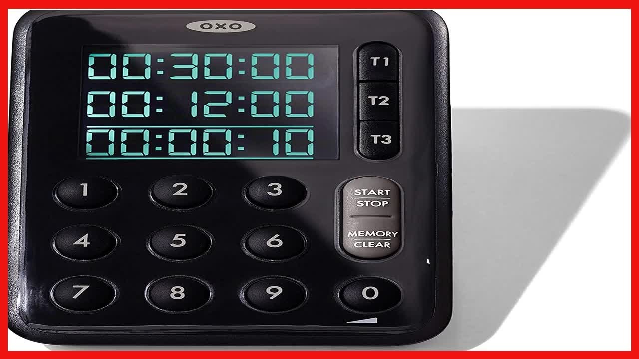 Great product - OXO Good Grips Digital Triple Kitchen Timer - Black ...