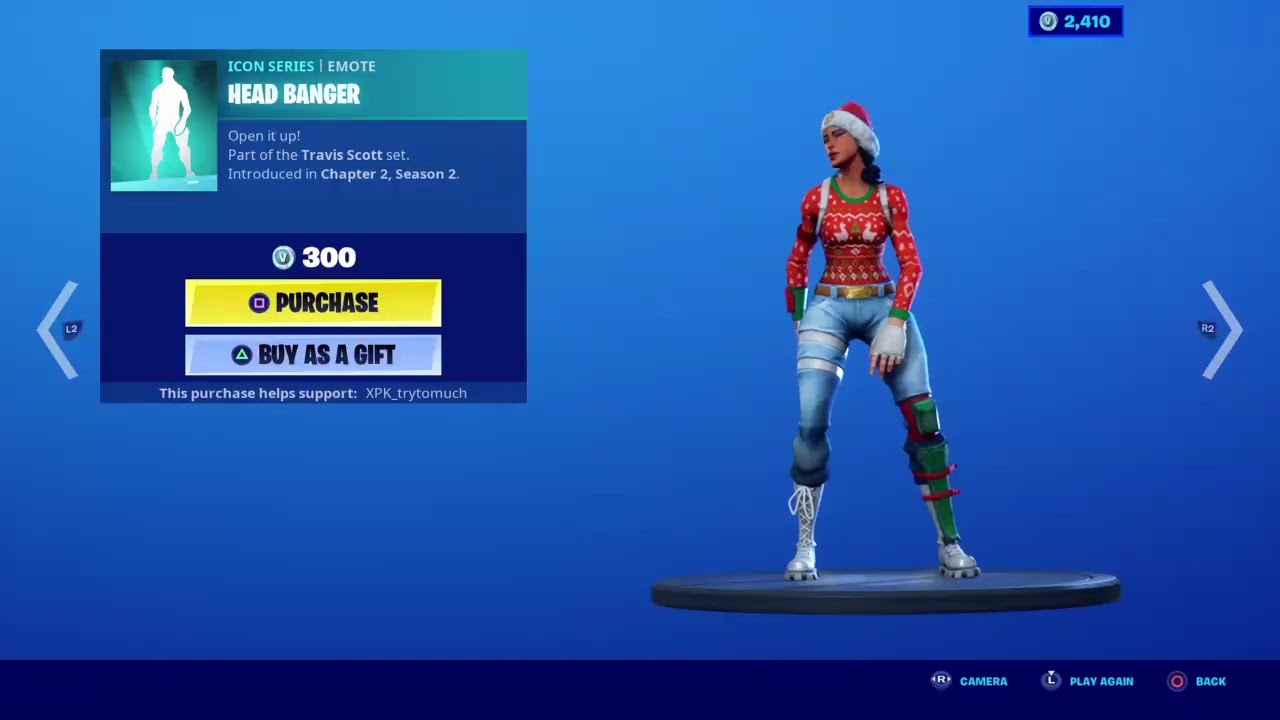 fortnite new travis scott skin free vbucks - YouTube