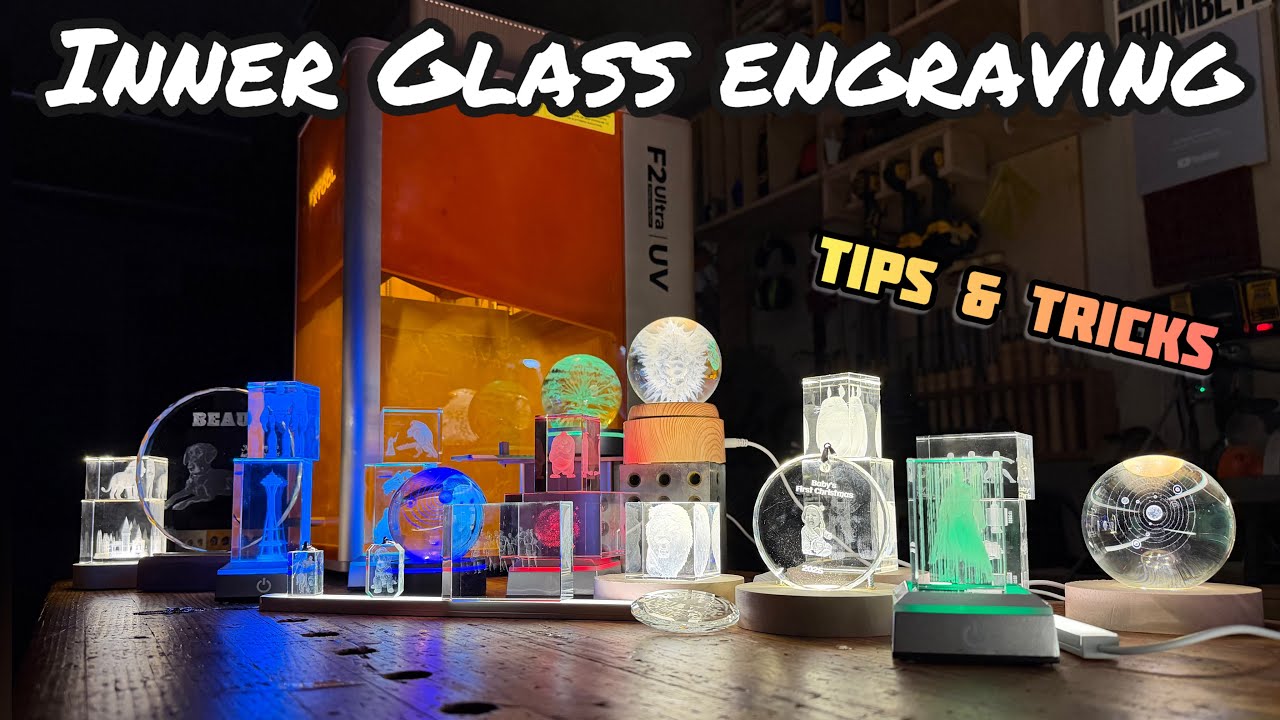 Engraving INSIDE Glass: Sales Ideas, Blanks, Software, Applications, & More - YouTube