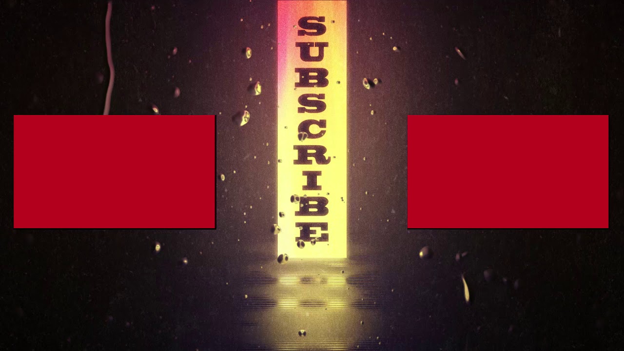 End Card / Slate Glowing Subscribe Center[FREE USE] - YouTube