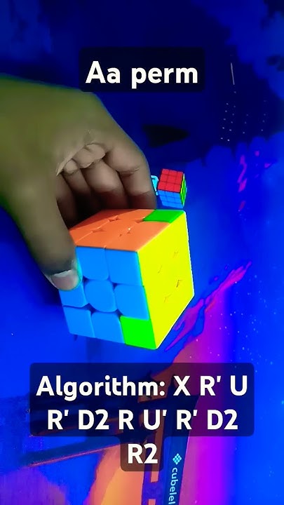 Aa perm🔥with algorithm#cubing#puzzle#shorts#viral#shortvideo#shortsfeed#tutorial#algorithm# ...