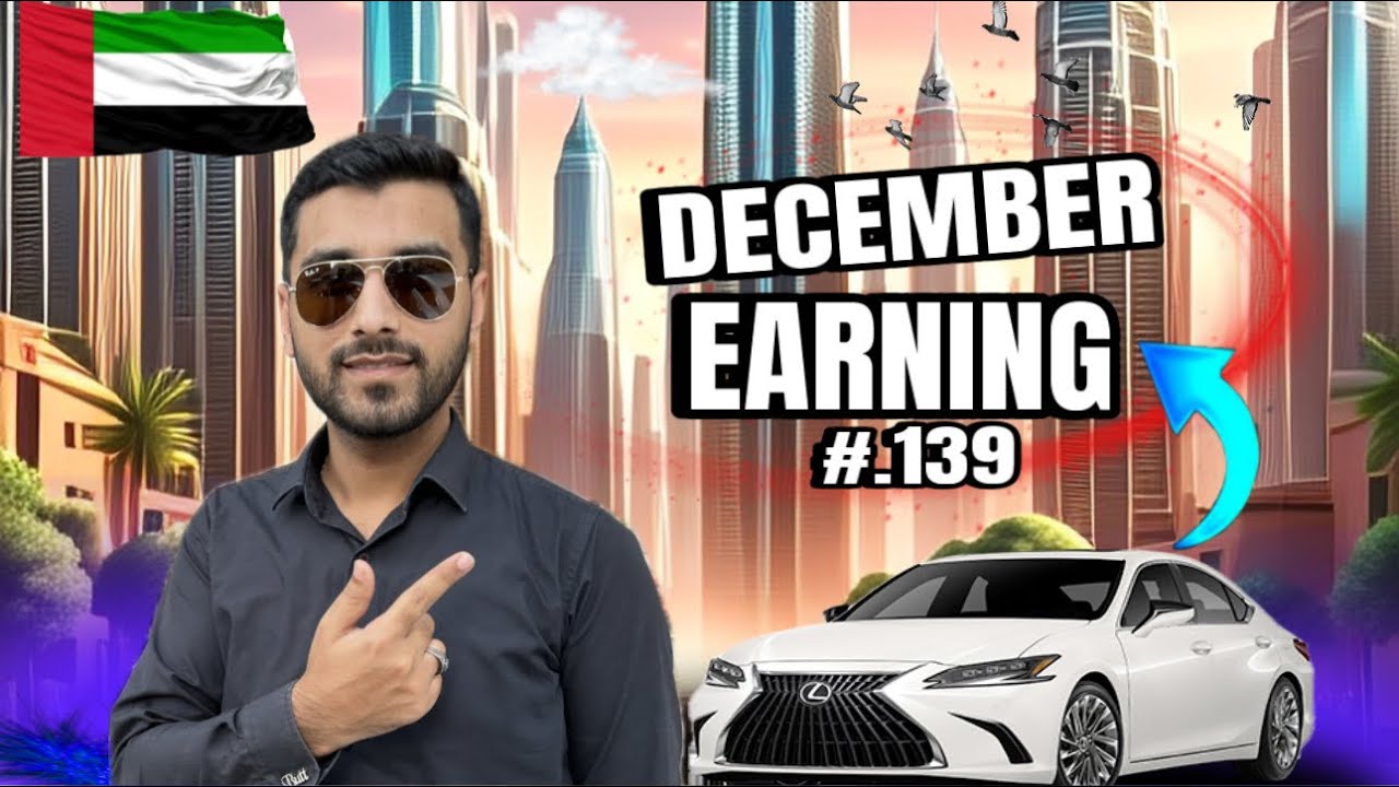 Lexus Driver Monthly Earnings In December | Dubai Limousine Uber Careem ...