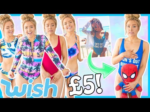 Trying On Bikinis I Bought From Wish Under £5 ! Success Or Disaster!