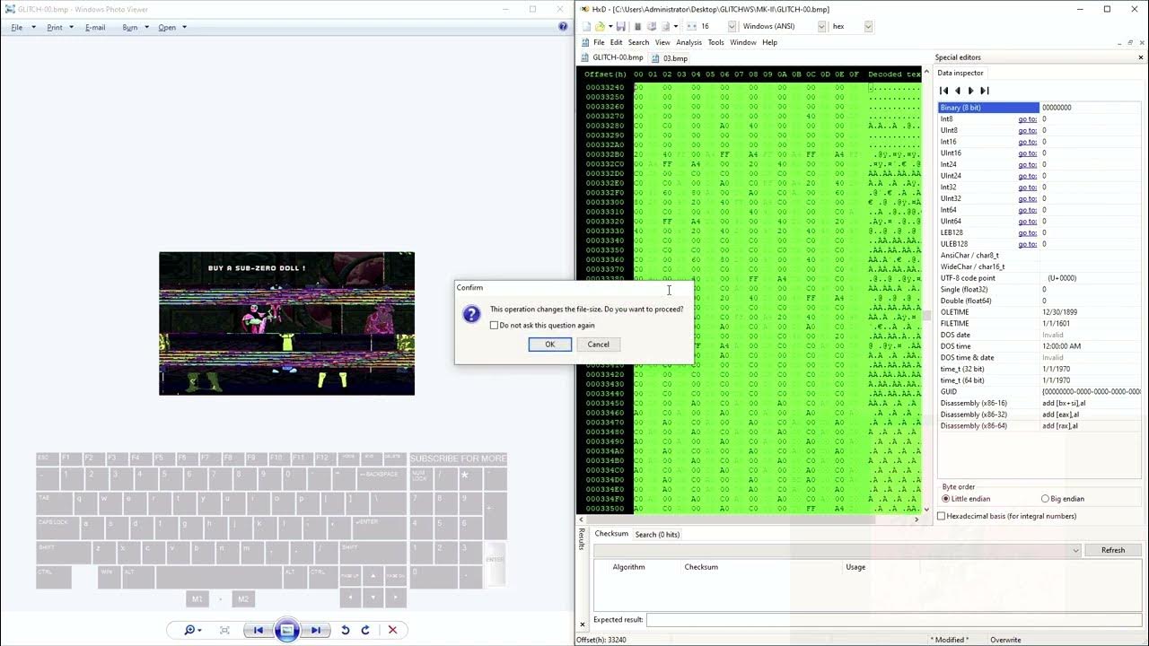 Episode 12: Edit Images Using Hex Editor - YouTube