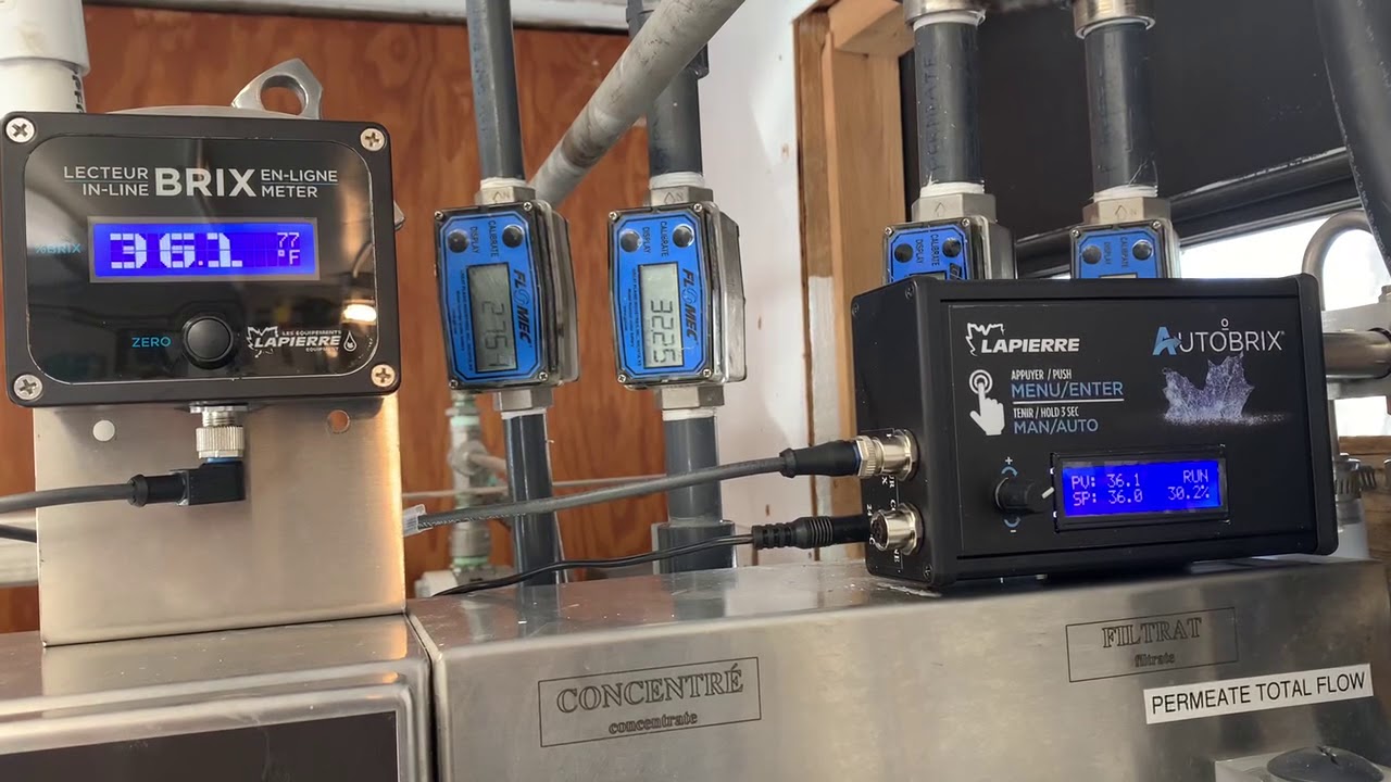 Lapierre HyperBrix RO with auto-Brix device operating at the UVM ...