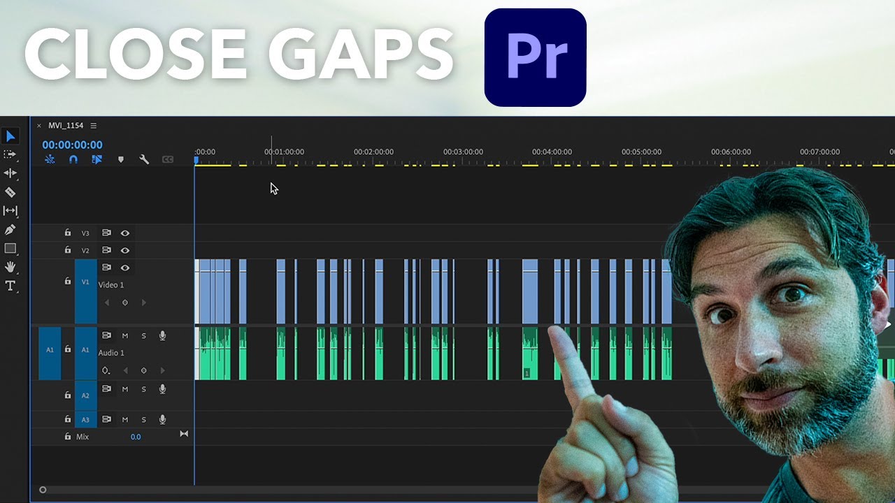 How to close gaps in your video using Adobe Premiere Pro... INSTANTLY ...