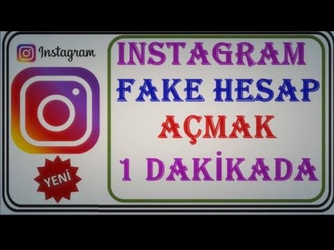 instagram fake hesap nasıl açılır (çok basit)