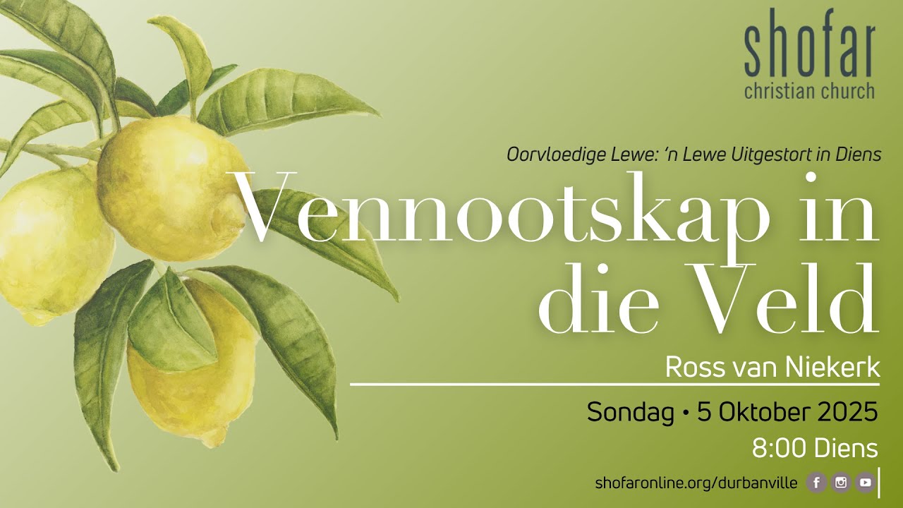 5 Oktober 2025 - Ross van Niekerk - Vennootskap in die Veld - YouTube