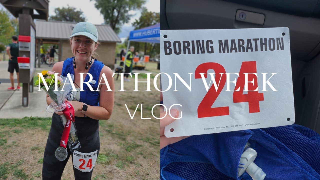 MY FIRST MARATHON!!! Race Day Experience, Couch to Marathon, Race Week ...
