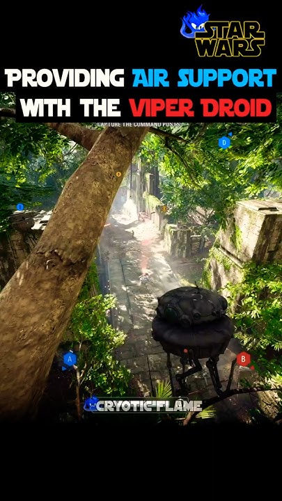 Providing Air Support with the Viper Droid #StarWars #Kyber - YouTube