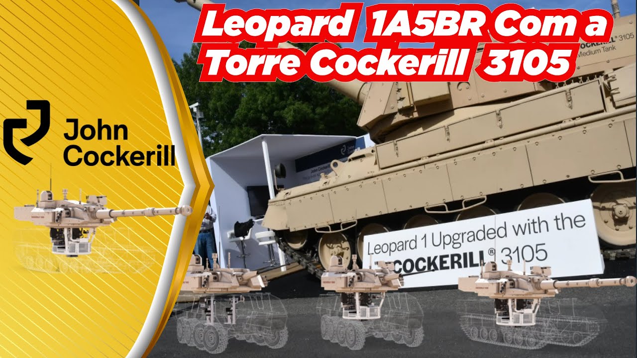 Leopard 1A5BR com a Torre Cockerill 3105 | Proposta para Modernização ...