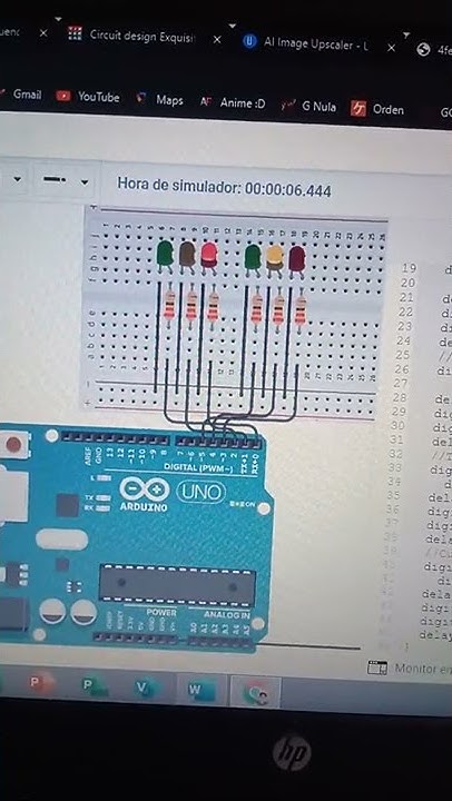Sistema de semáforos con programación Arduino [Simulación en tinkercad] - YouTube