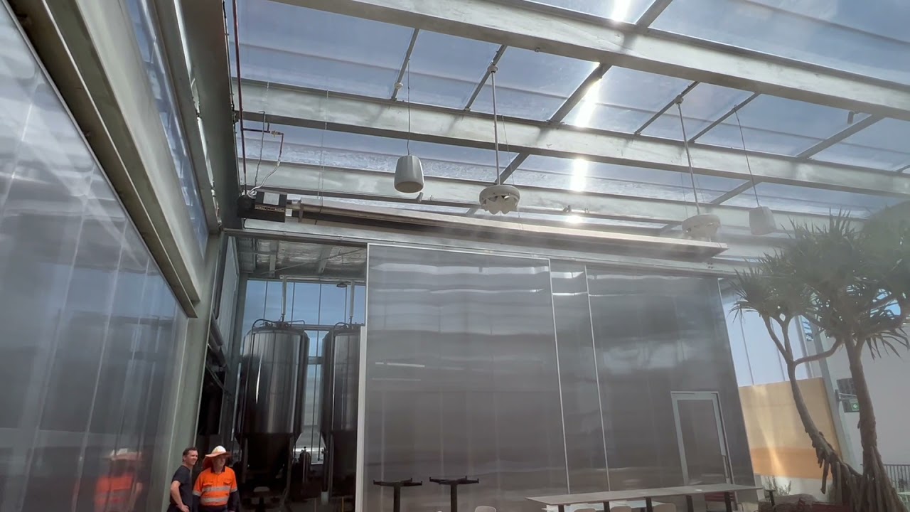 Cyclone 360 Mist Fans Supplied by Alfresco Spaces Australia - YouTube
