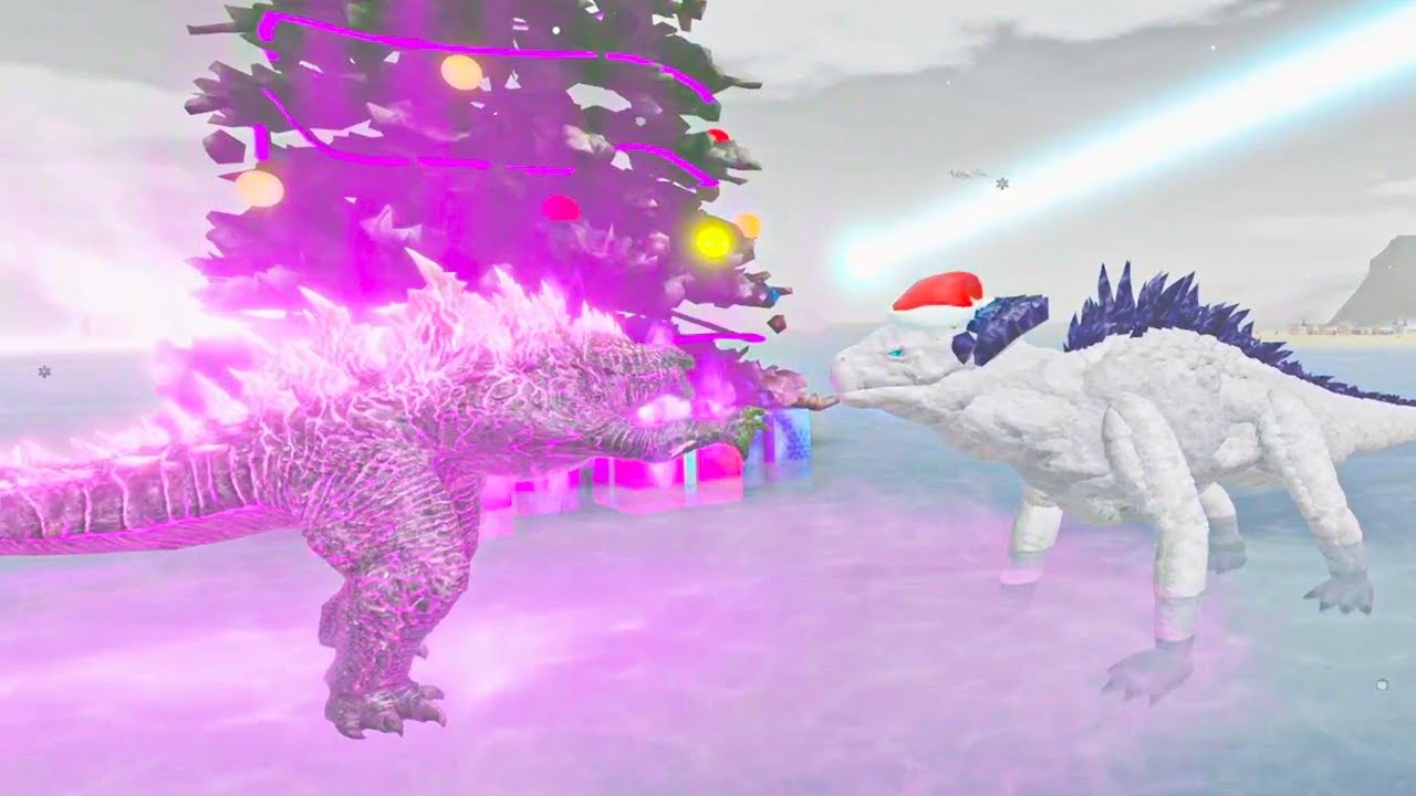 New CHRISTMAS Update! Godzilla x Kong, Shimo - Roblox City Simulators ...