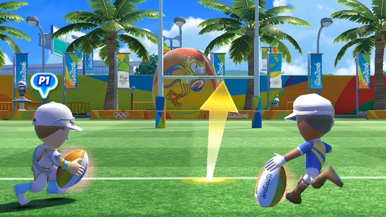 Mario and sonic at the rio 2016 olympic game -Tournament - Rugby Sevens ...