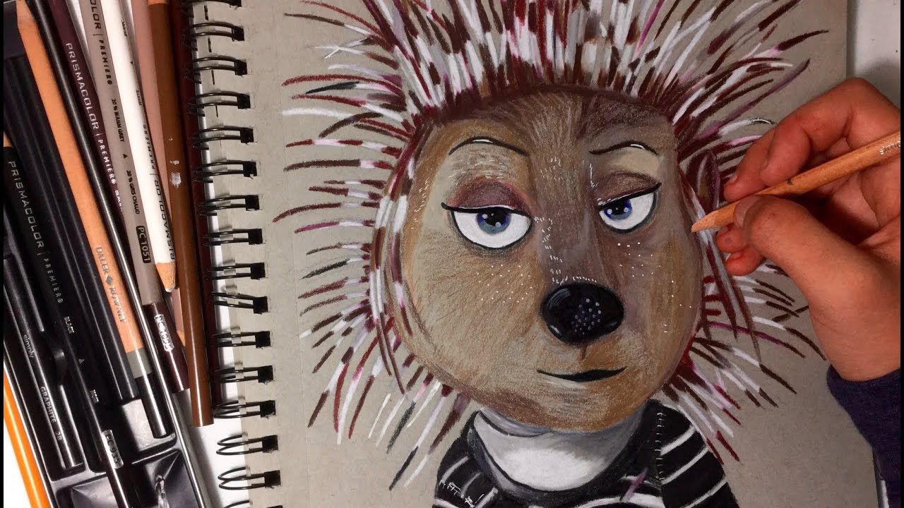 Drawing Ash | From Sing!! - YouTube