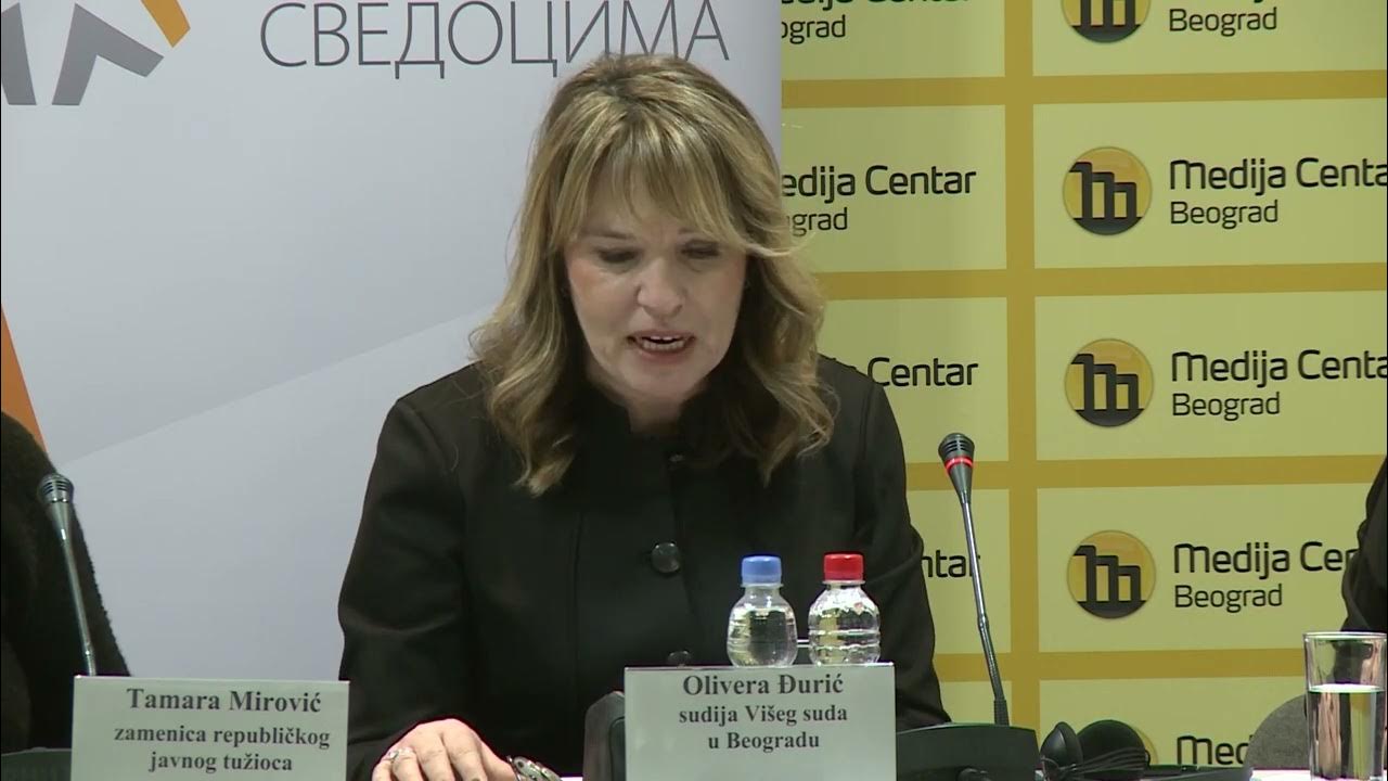 Beograd, Olivera Djuric sudija Viseg suda u Beogradu, o prostoriji za svedocenje putem video ...