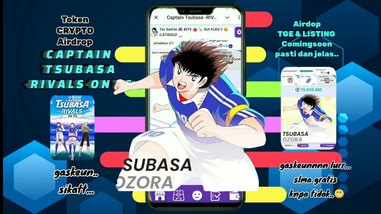 Token Airdrop CAPTAIN TSUBASA OZORA RIVALS on TG | TGE & LISTING Pasti ...