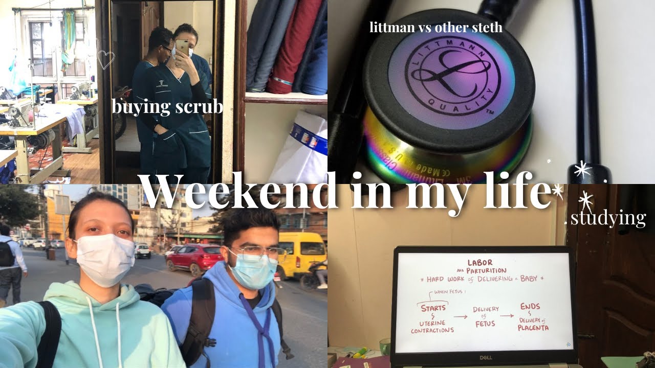 A PRODUCTIVE Weekend In My Life |MBBS ,buying stethoscope with friends ...