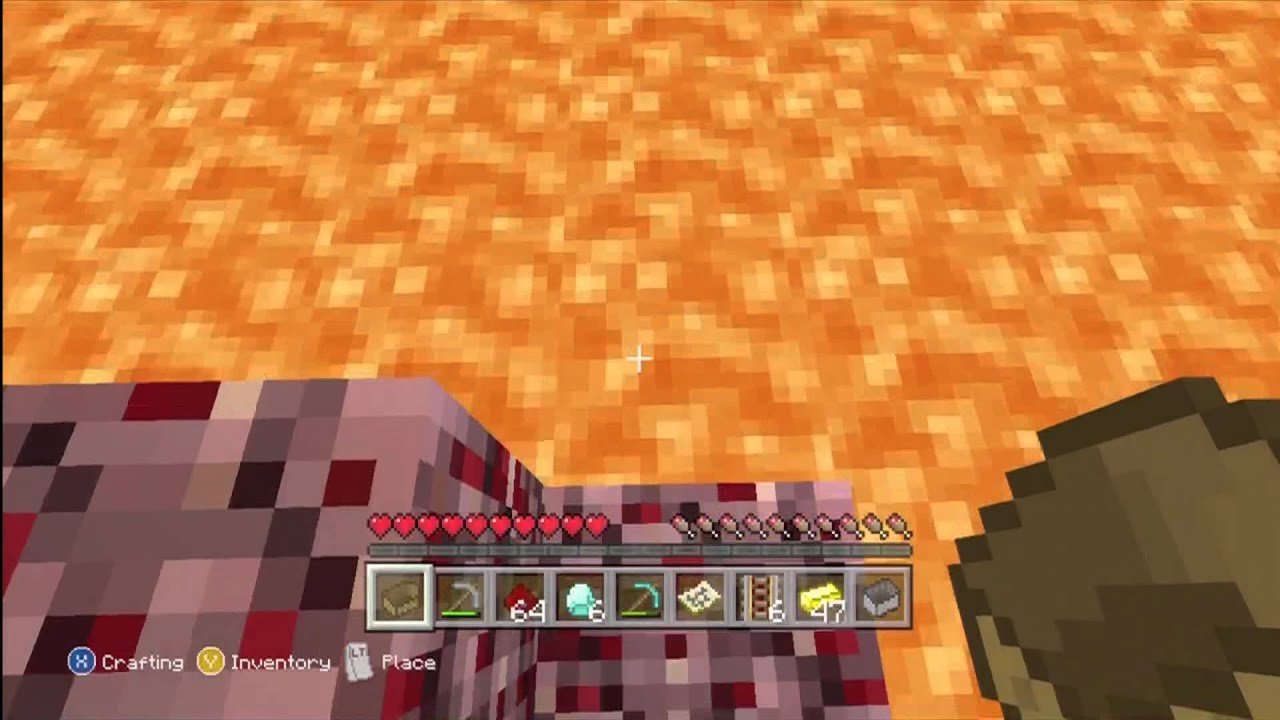 how to ride a boat in lava in minecraft - YouTube