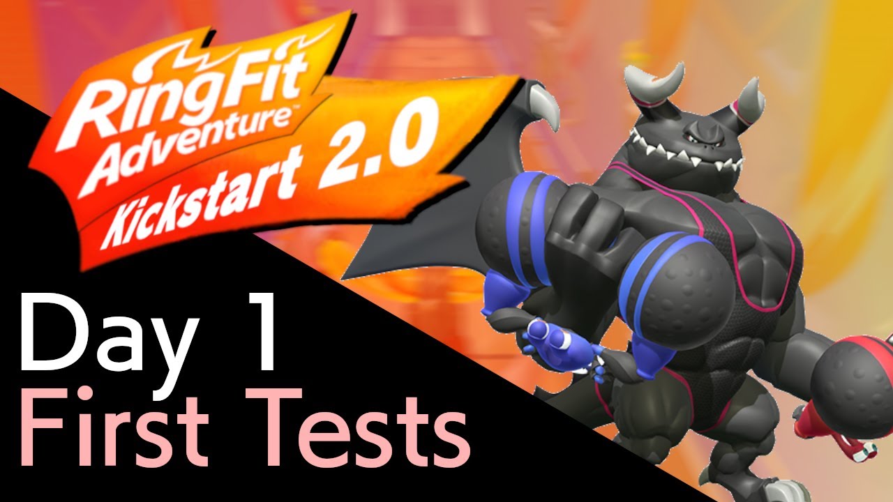 Ring Fit Adventure Kickstart 2.0 - Day 1 - First Day Tests - YouTube