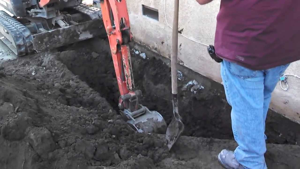 Locating the sewer main - YouTube