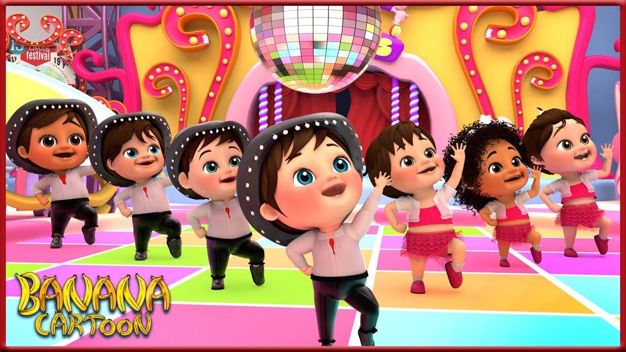 Bailamos En Familia 🥳 | Canciones Infantiles | Banana Cartoon Español ...