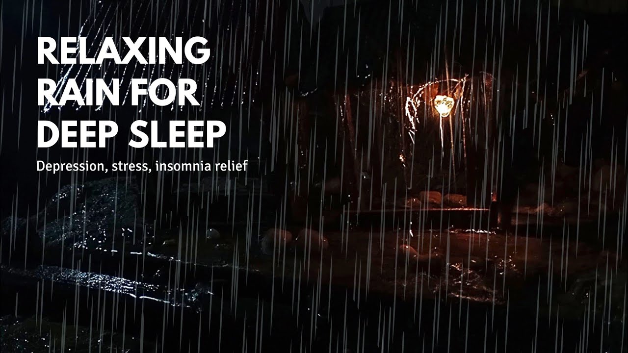 PEACEFUL RAIN & THUNDERSTORM FOR DEEP SLEEP | INTENSE RAIN FALL ASLEEP ...