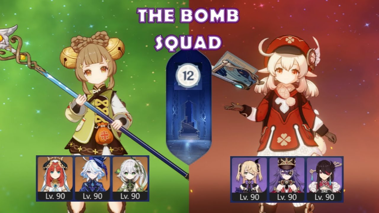 Yaoyao - Nilou (Grass Bomb) | Klee - Chevreuse (The Bomb) | Spiral ...