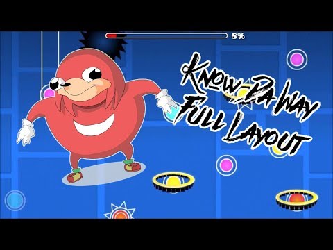 KNOW DA WAY - Full Layout - YouTube