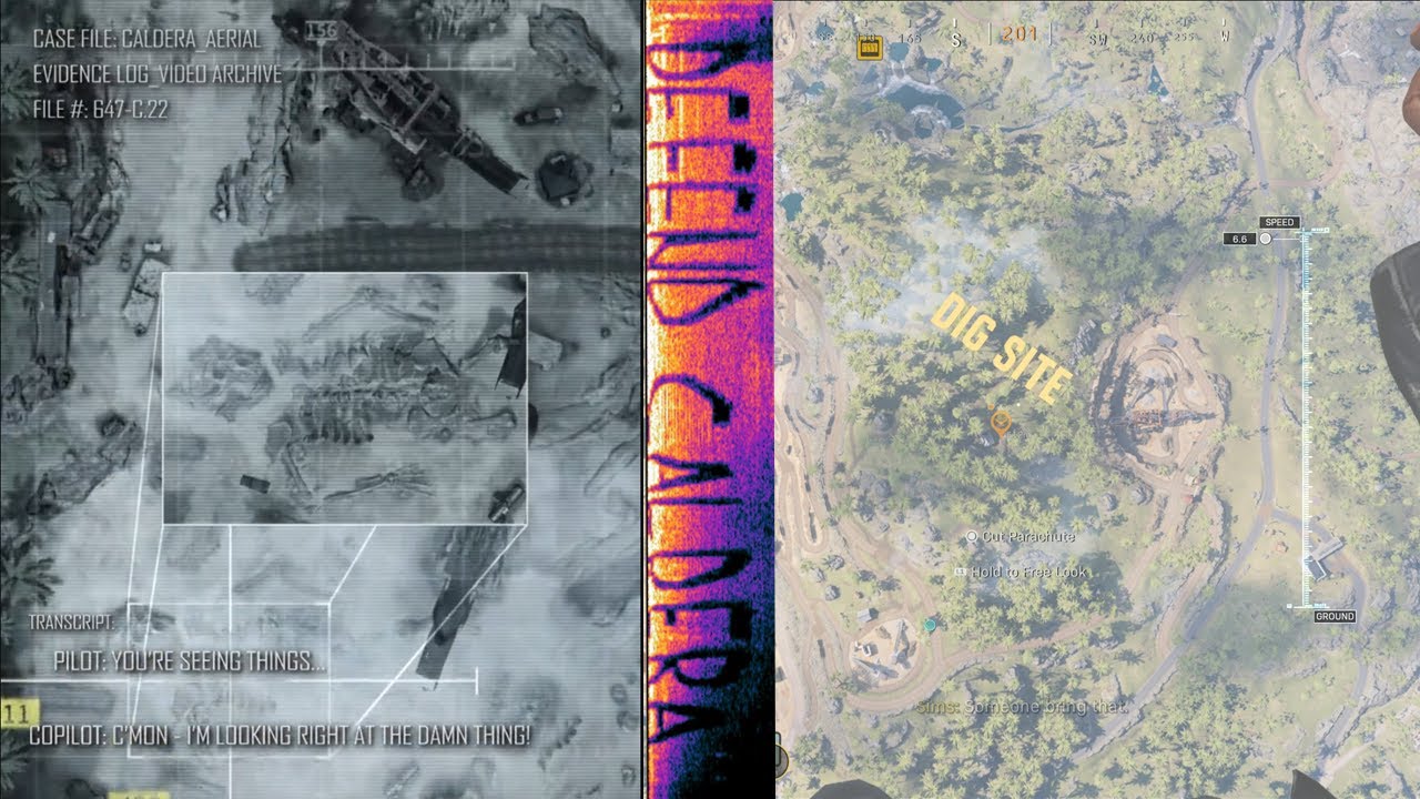 COD Warzone: A SKELETON AT THE DIGSITE?! DEFEND CALDERA ON SPECTROGRAM ...
