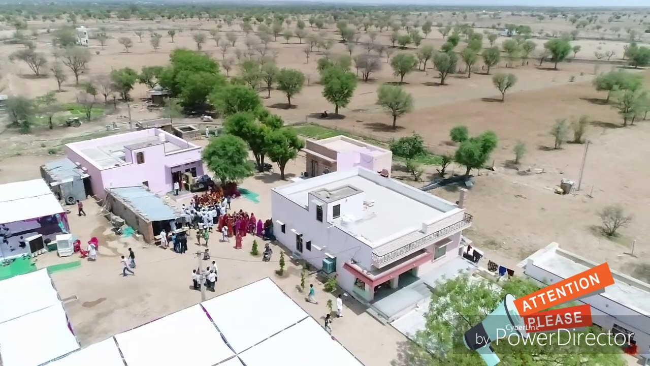 Raj Shree nagar kharia khangar dronic view with ramnarayan dudi jii ...