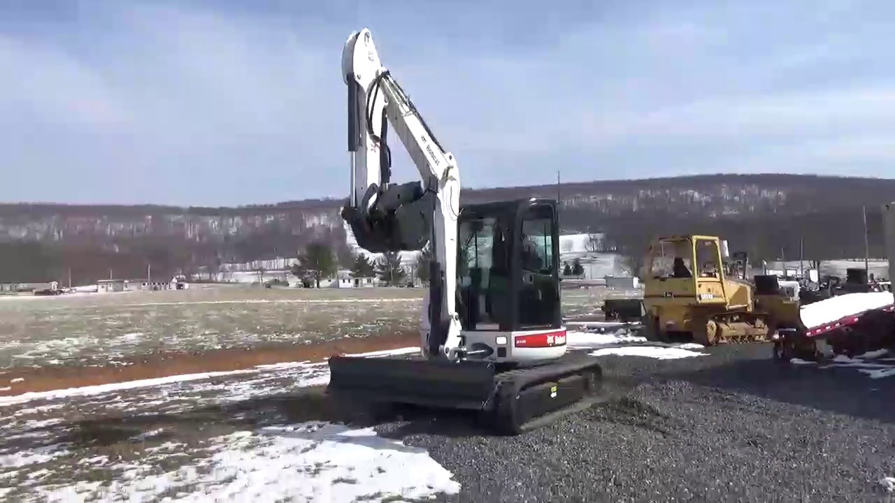 2008 Bobcat 435 G Rubber Track Mini Excavator Cab Heat Air Thumb For ...