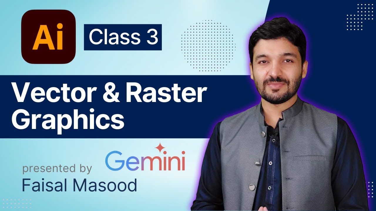 Adobe illustrator Vector and Raster Graphics Class 3 Urdu/Hindi smk ...