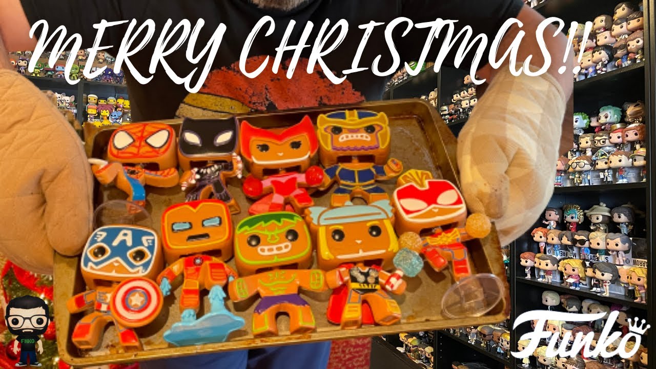 FUNKO POP! MARVEL GINGERBREAD COMPLETE SET REVIEW!! MERRY CHRISTMAS ...