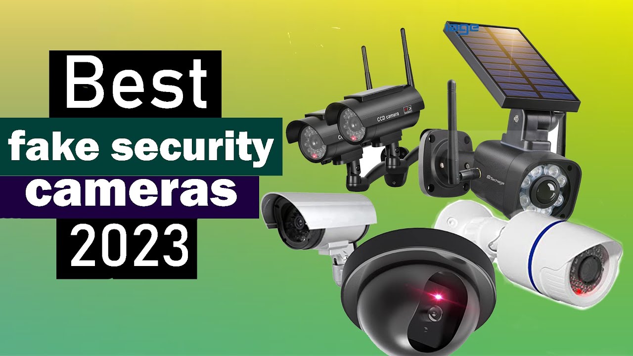 Best fake security cameras in 2023। Make Your Selection in 2023 Techie Tuneup - YouTube