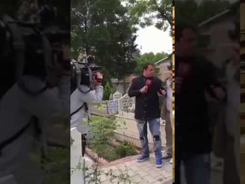 Çorum Mezarlıkğında Haber Yapan Muhabiri Korkutan Dede