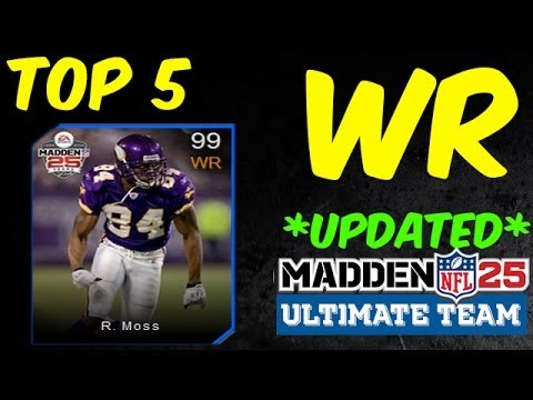 *UPDATED* MUT 25 - Top 5 WR - Madden 25 Ultimate Team - YouTube