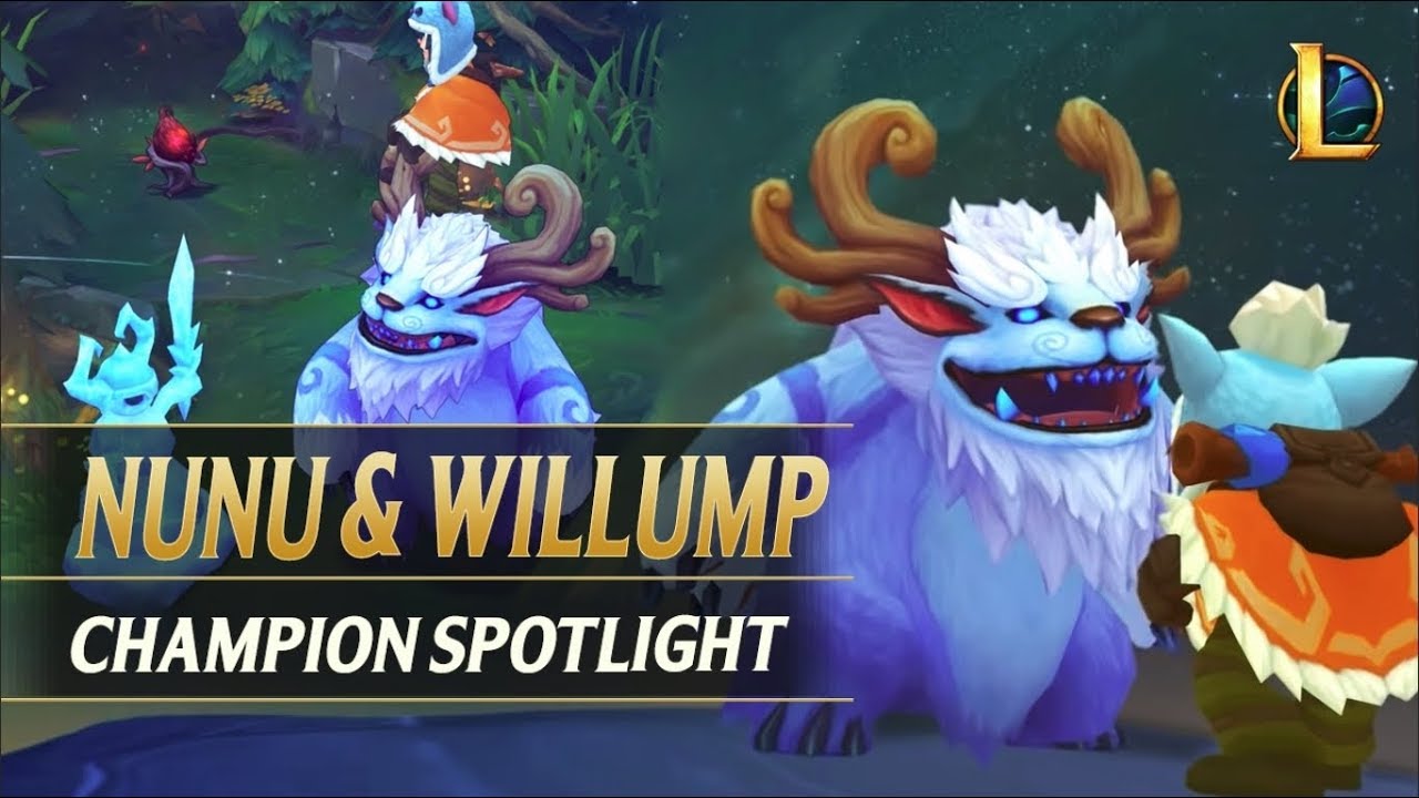 NUNU & WILLUMP CHAMPION SPOTLIGHT Gameplay Rework - League of Legends ...